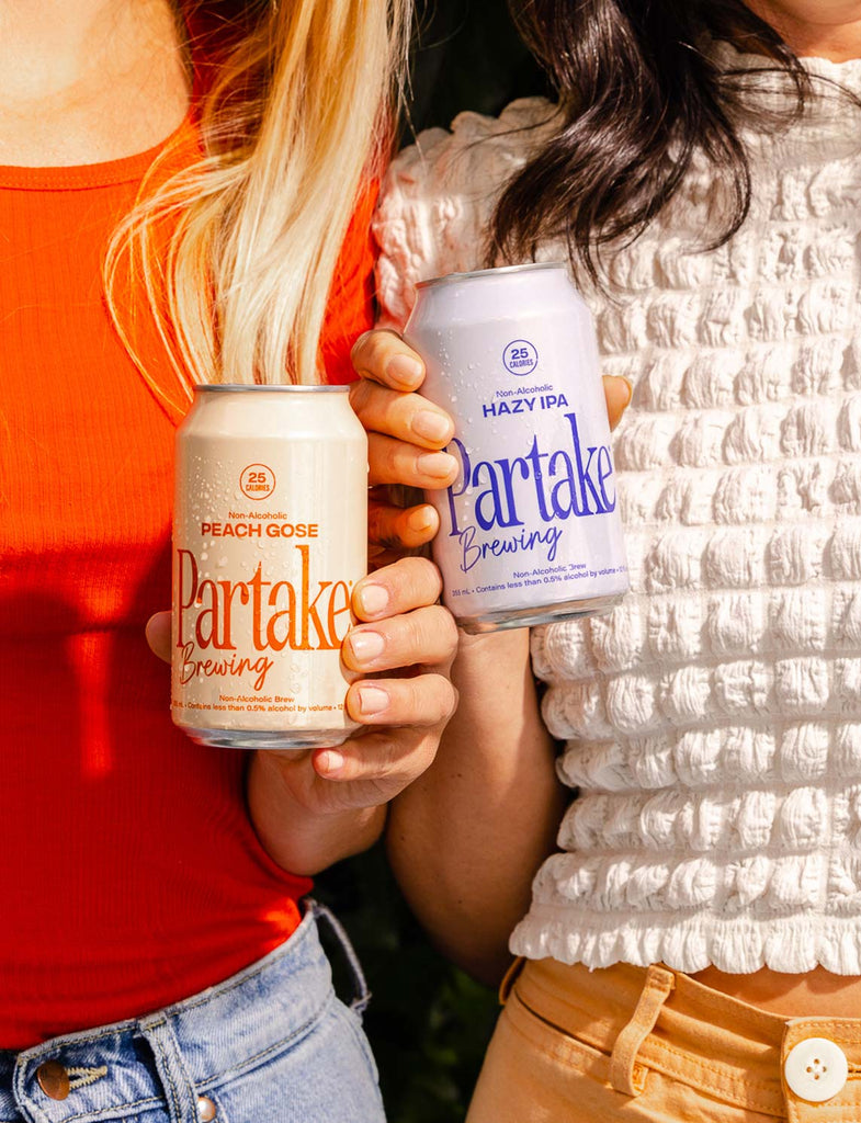 Partake Peach Gose · Non-Alcoholic Beer · Brewed in Canada – Partake ...