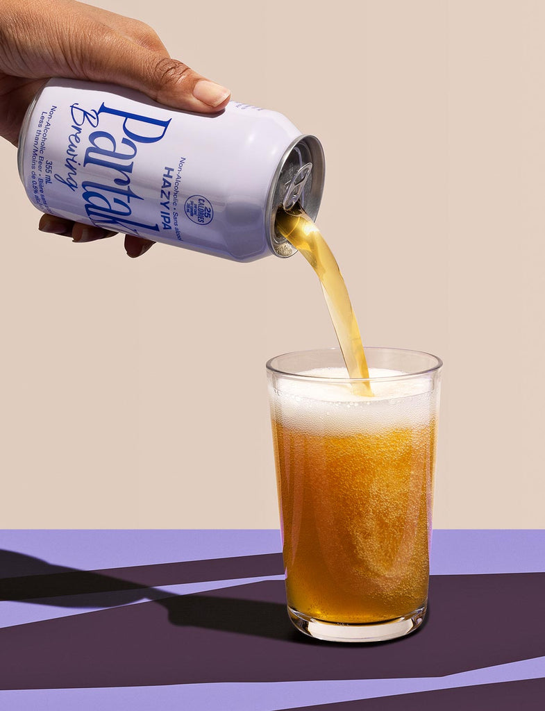 Partake Hazy IPA · Craft Non-Alcoholic Beer · Brewed in Canada ...